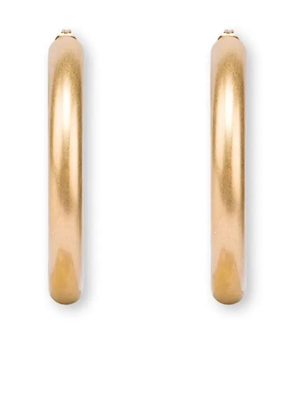 Moschino Polished Hoop Earrings