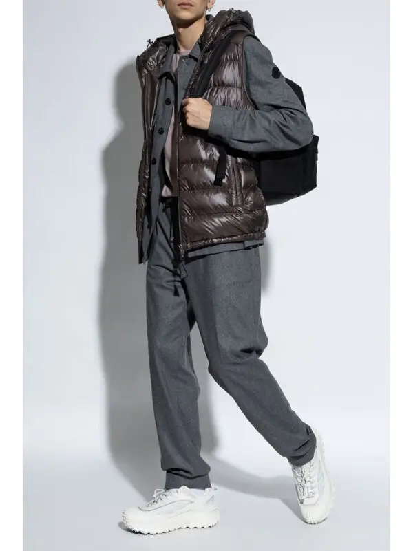 Moncler Barant Padded Vest - Brown