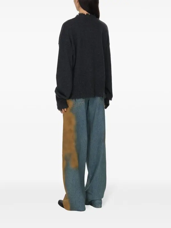 UMA WANG Distressed Cashmere Jumper