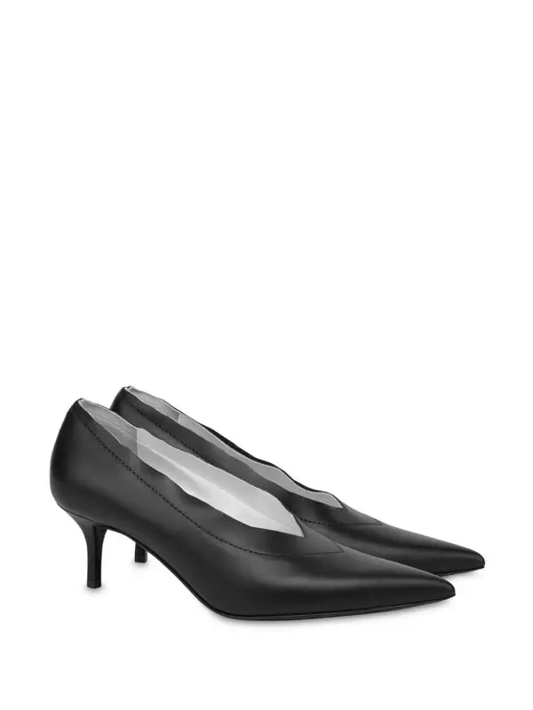 Moschino 60mm Leather Pumps