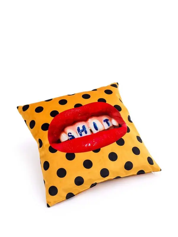 SELETTI Shit Cushion - Yellow