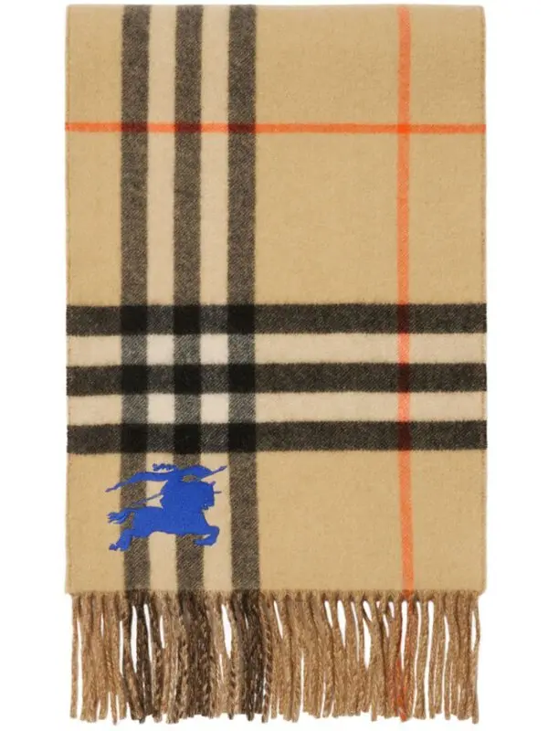 Burberry Reversible Check Cashmere Scarf - Neutrals