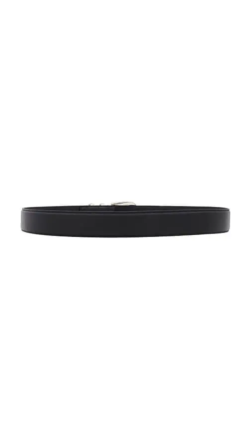 FAVORITE DAUGHTER The Jordan Belt - Black & Nickel