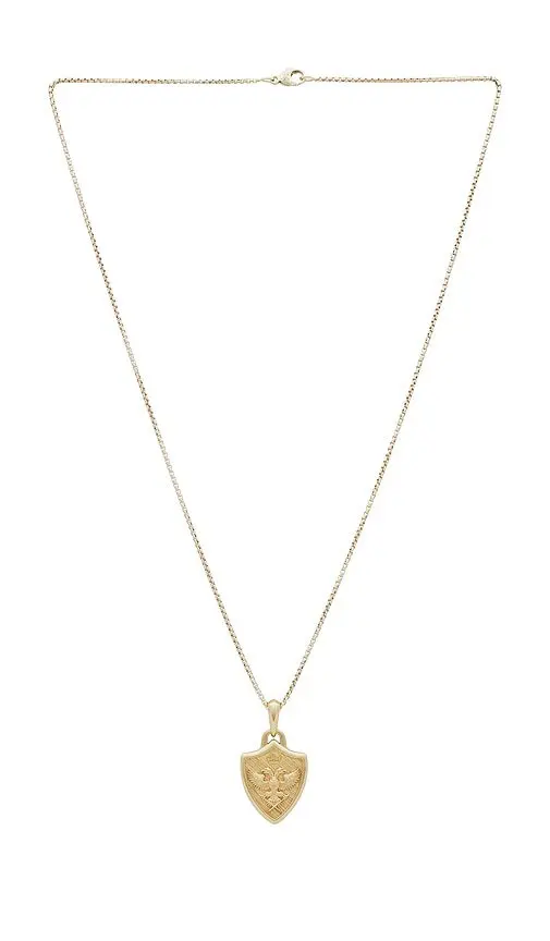 MIRANDA FRYE Courage Pendant Necklace - Gold
