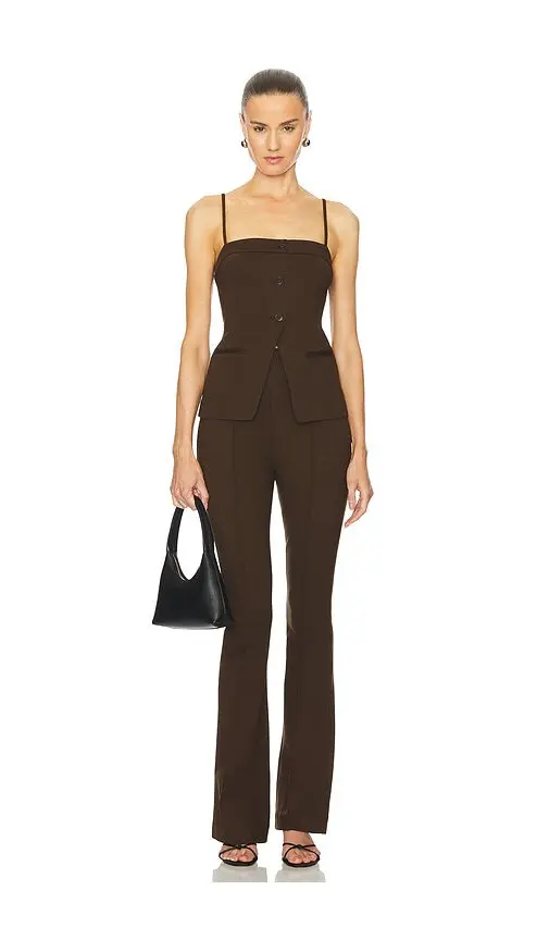 L'academie Benigna Top - Dark Brown