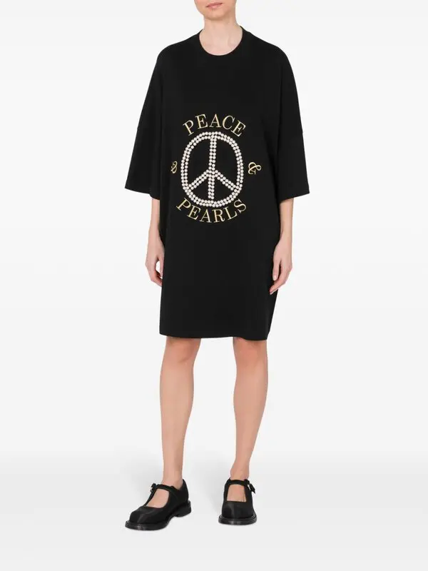 open lace back dress Moschino Couture A/W 2018 Oversized “Crazy Fruits” T-Shirt/Dress (OSFA –  VOODOO WAREHOUSE main image 0