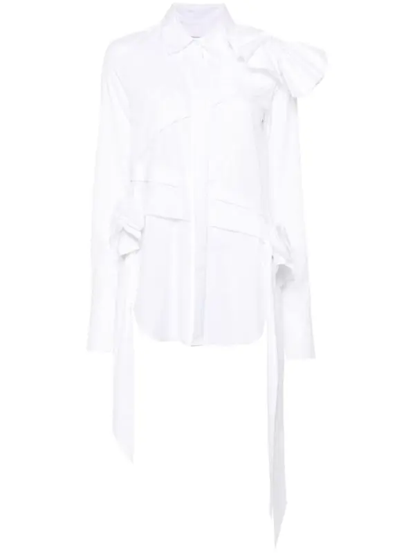 Viktor & Rolf Draped Bow Shirt