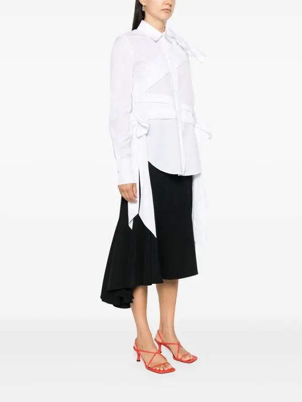Viktor & Rolf Draped Bow Shirt