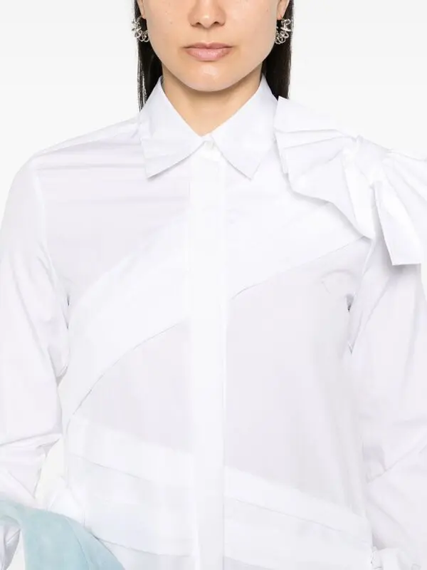Viktor & Rolf Draped Bow Shirt