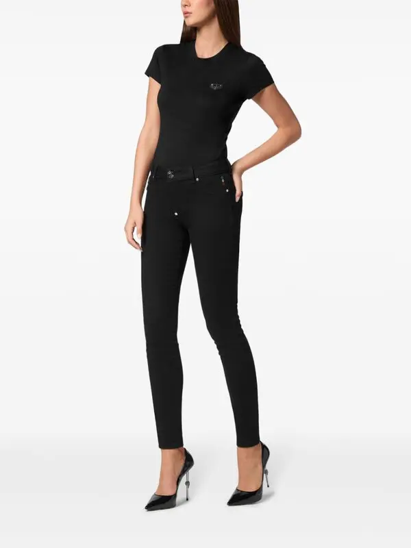 Philipp Plein Logo-appliqué Skinny Jeans