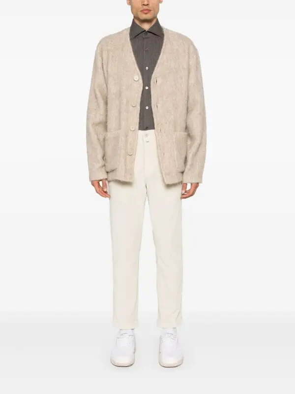 BARBA NAPOLI Herringbone-pattern Shirt