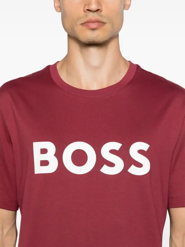 BOSS Logo-print T-shirt - Red