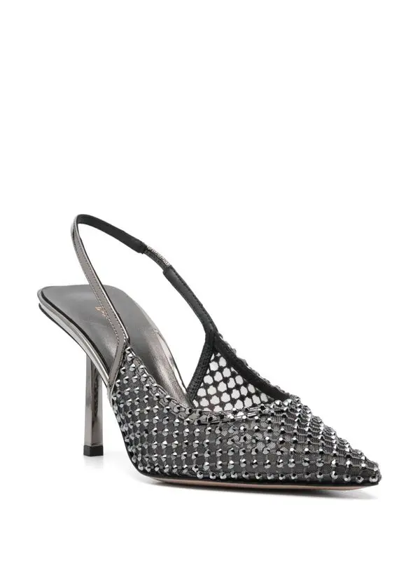 LE SILLA 80mm Gilda Slingback Pumps - Grey