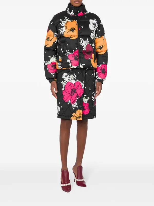 Moschino Floral-print Puffer Jacket