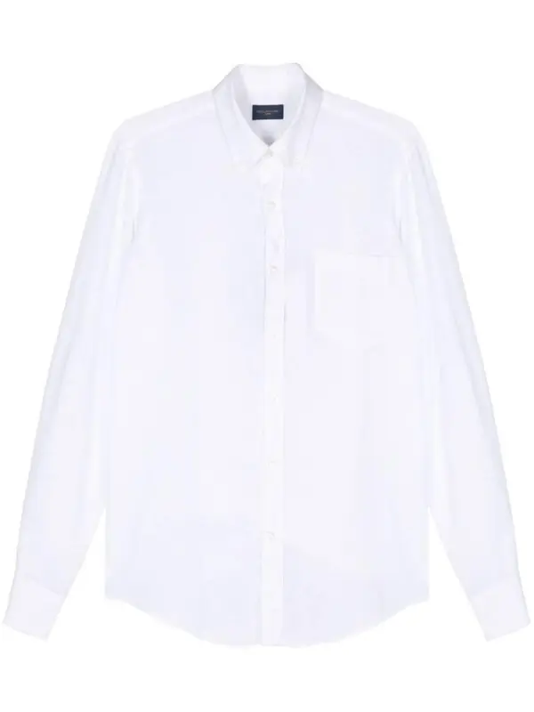 Paul & Shark Linen Shirt - White