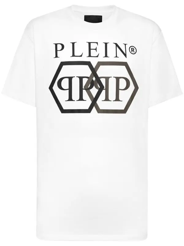 Philipp Plein Stones Hexagon T-shirt - White