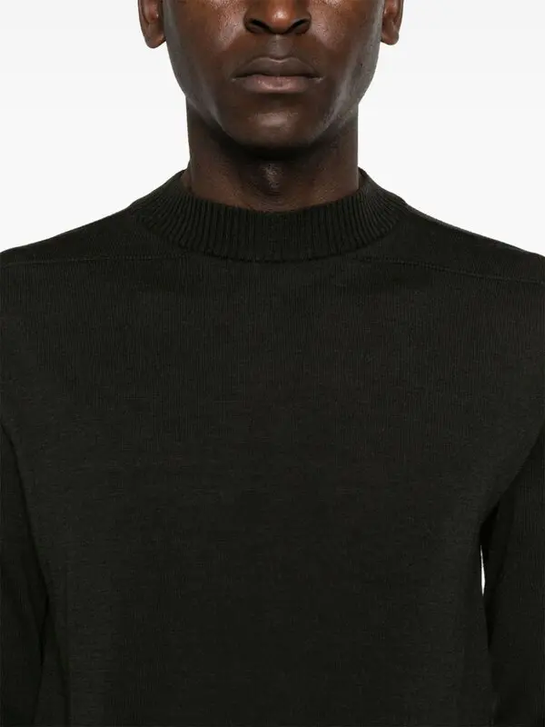 Rick Owens Level Lupetto Fine-knit Jumper - Green