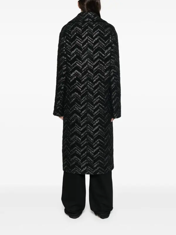 Missoni Chevron Bouclé Maxi Coat