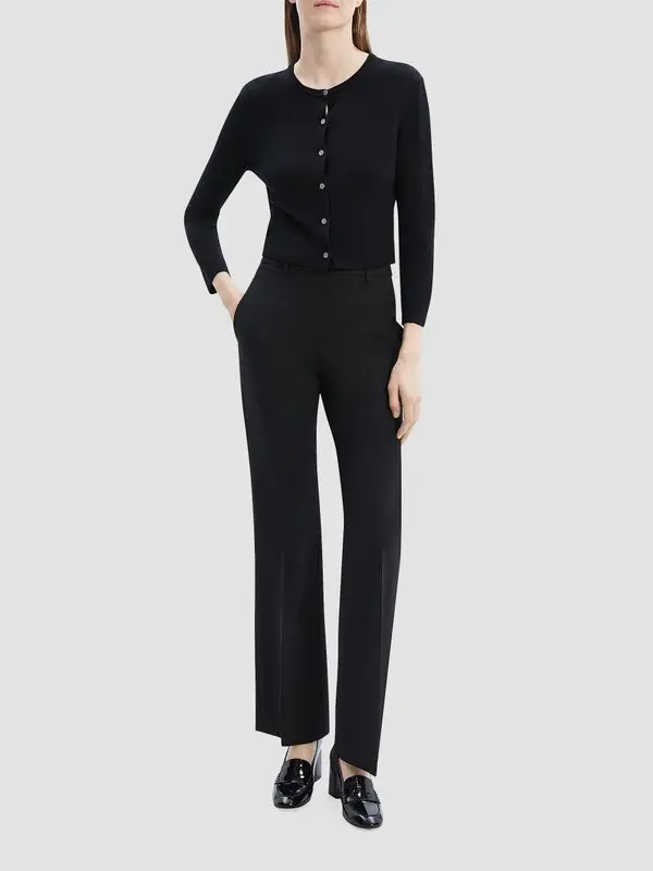 Theory Merino Wool Crop Cardigan