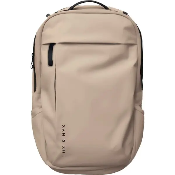 LUX AND NYX 16-inch Laptop Backpack - Light Beige