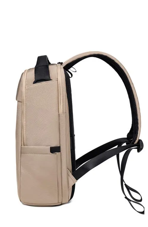 LUX AND NYX 16-inch Laptop Backpack - Light Beige