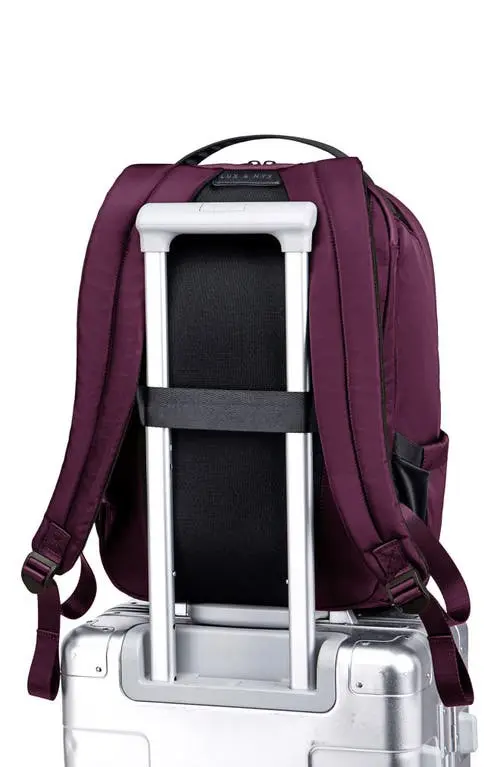 LUX AND NYX Origami 16-inch Laptop Backpack - Wine