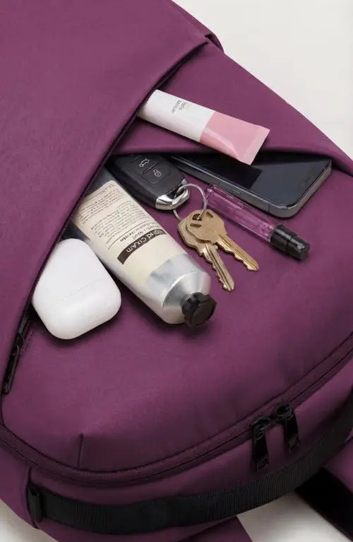 LUX AND NYX Origami 16-inch Laptop Backpack - Wine