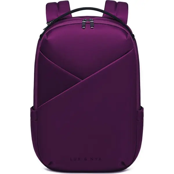 LUX AND NYX Origami Laptop Backpack - Wine