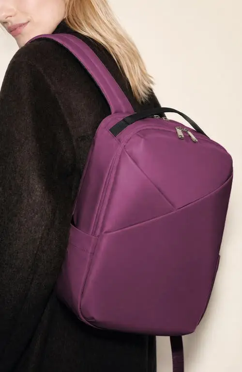 LUX AND NYX Origami Laptop Backpack - Wine