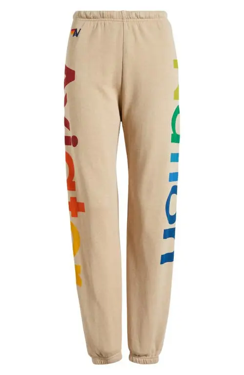 Aviator Nation Rainbow Logo Sweatpants