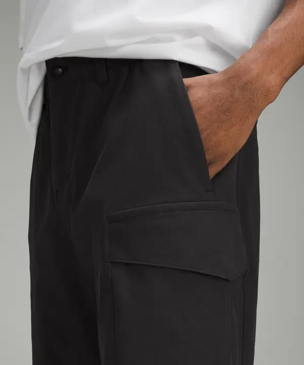 Lululemon Stretch Cotton Versatwill Relaxed-fit Cargo Pant - Black