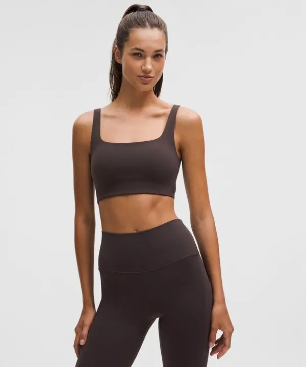 Lululemon Bend This Scoop And Square Bra - Sequoia