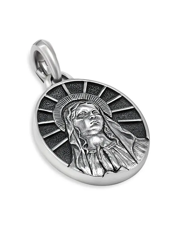 David Yurman Sterling Amulets Mary Oval Medallion - Silver