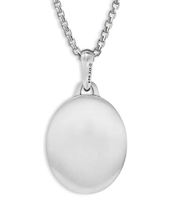 David Yurman Sterling Amulets Mary Oval Medallion
