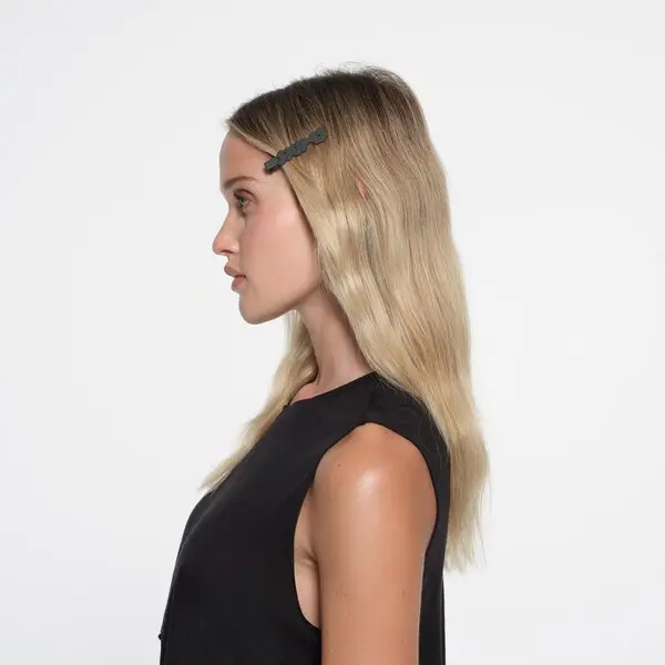 本日限定大幅お値下げ　SKIMS ヘアクリップ 2個セット Skims Getting Ready Hair Clips 2 Pack - Onyx | Editorialist