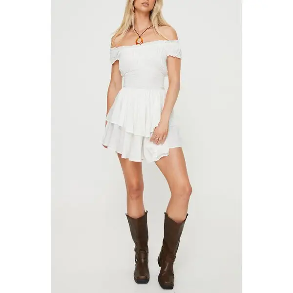 Princess Polly The Love Galore Romper - White