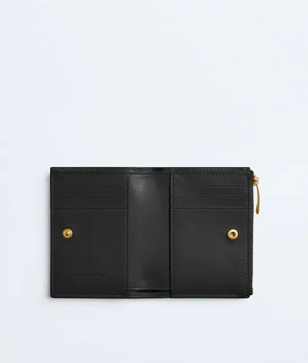 Bottega Veneta Cassette Small Bi-fold Wallet - Black