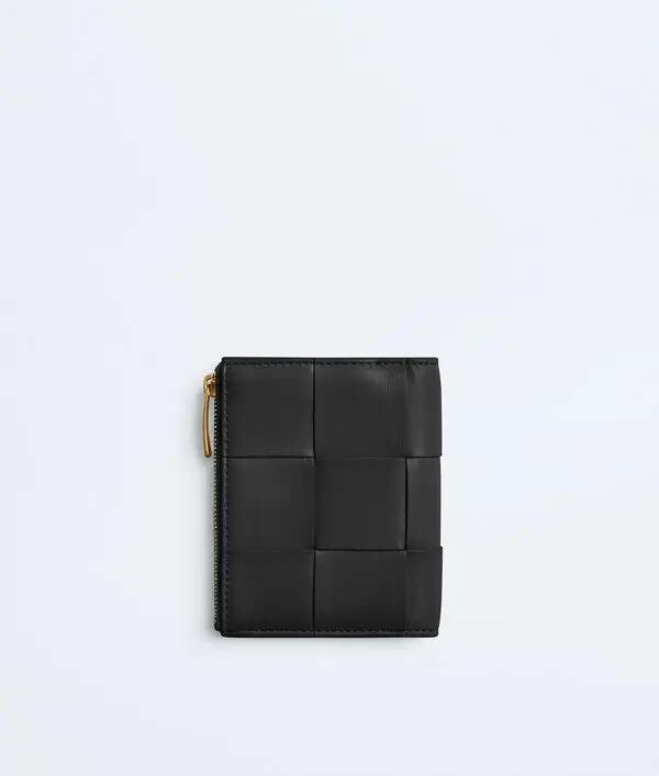 Bottega Veneta Cassette Small Bi-fold Wallet - Black