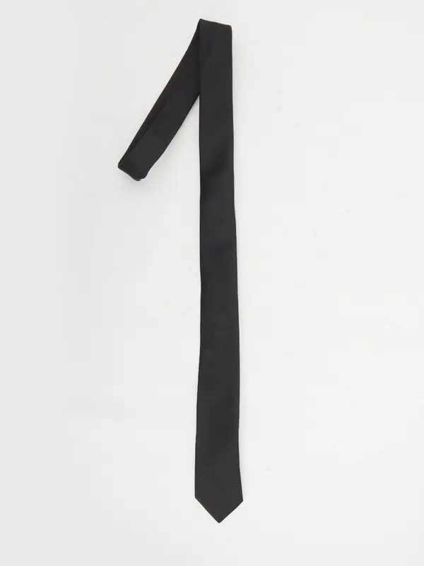 Saint Laurent Skinny Evening Tie - Black