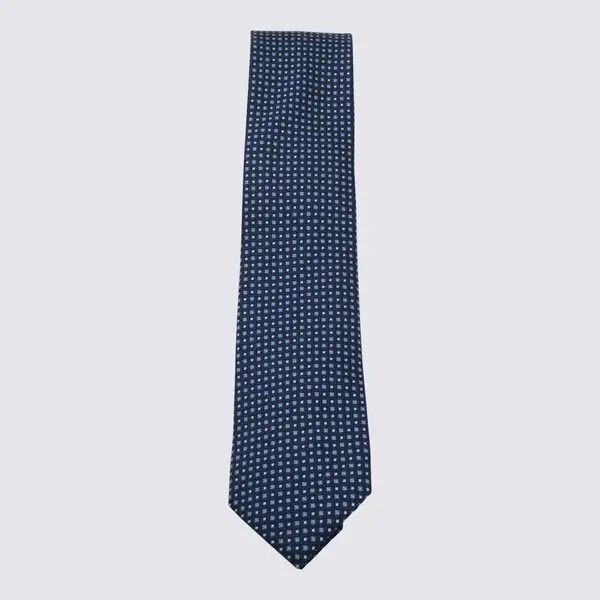 Zegna Silk Neck Tie - Blue