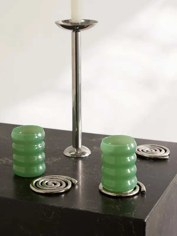 SOPHIE LOU JACOBSEN Ripple Set Of Four Glasses