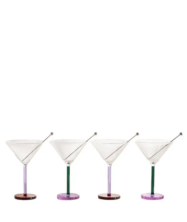 SOPHIE LOU JACOBSEN Piano Cocktail Coupes - Neutrals
