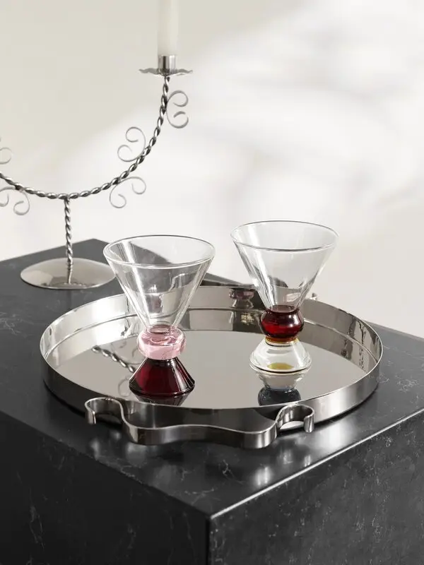 SOPHIE LOU JACOBSEN Squiggle Stainless Steel Tray