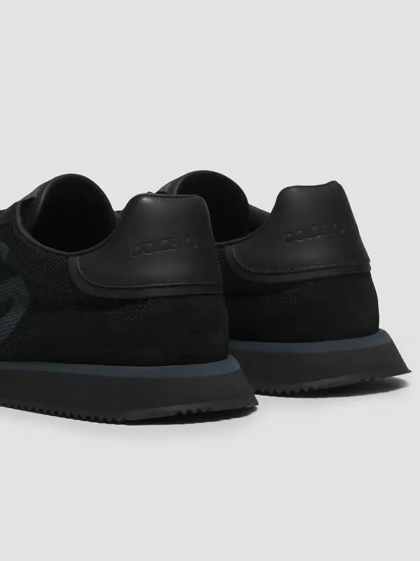 Dolce & Gabbana Aria Dg Logo Low-top Sneakers - Nero Nero