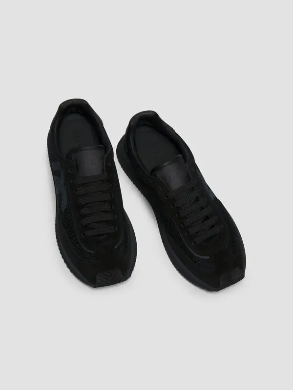Dolce & Gabbana Aria Dg Logo Low-top Sneakers - Nero Nero
