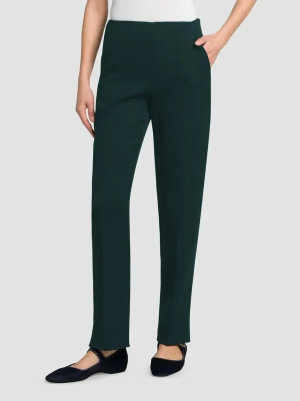 Giorgio Armani Stretch Wool Straight Pants