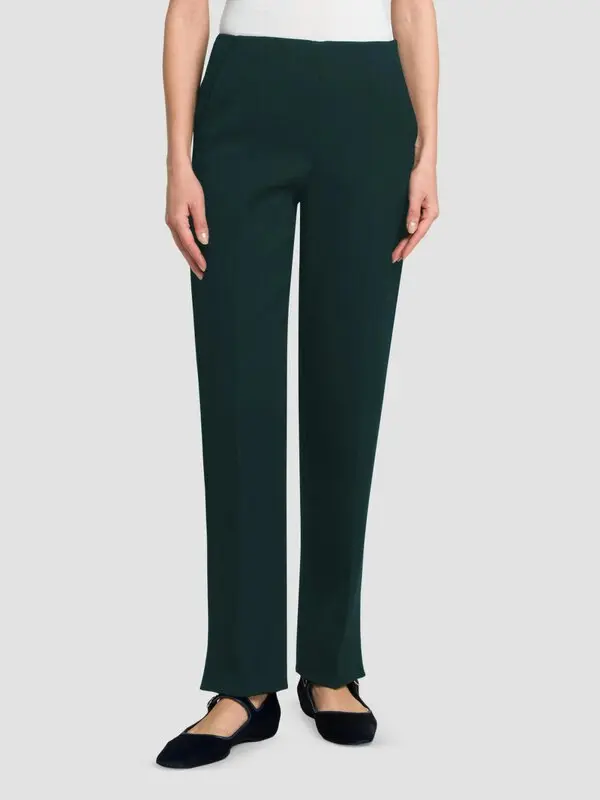 Giorgio Armani Stretch Wool Straight Pants
