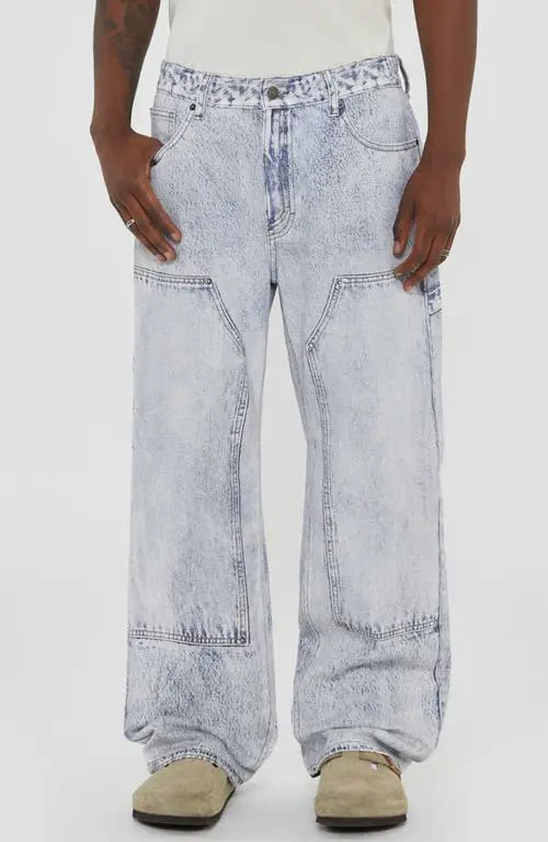 GUESS ORIGINALS Photorealistic Paneled Pants - Blue