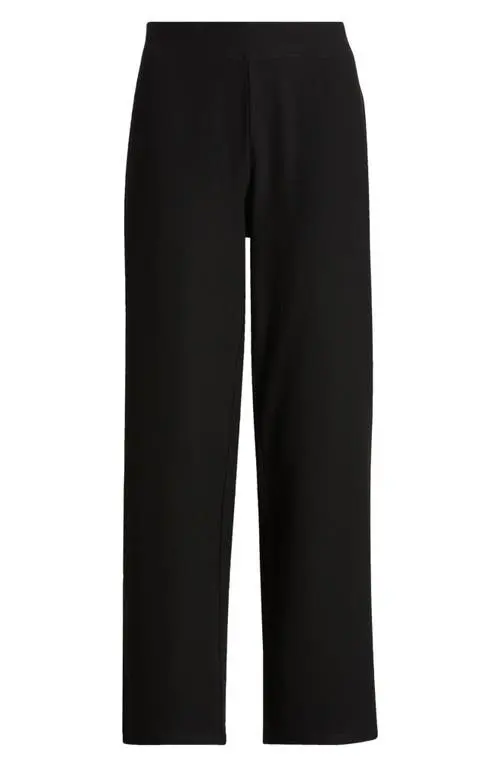 Eileen Fisher Ankle Length Stretch Pants - Black