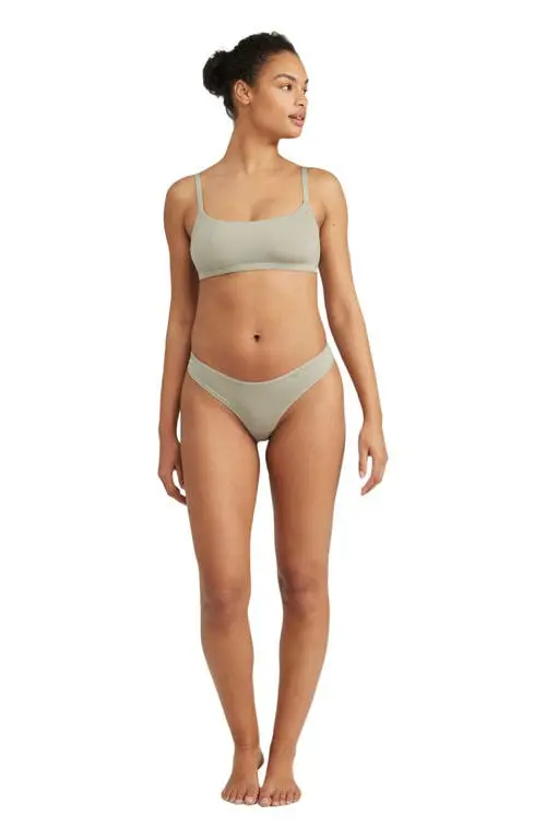 NUDEA The Stretch Scoop Neck Bralette - Sage Green